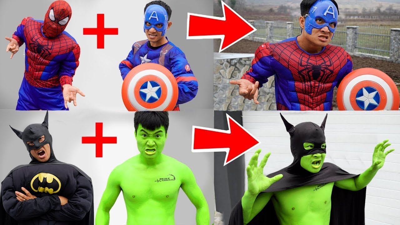 Hulk - Superheroes Get Mixed - 슈퍼 히어로 No1 - YouTube