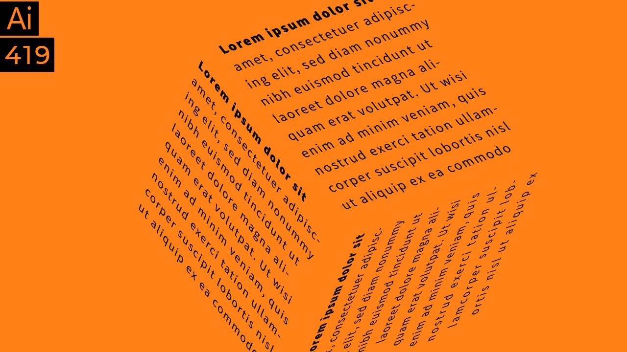 How To Put Text On A 3D Object In Adobe Illustrator YouTube how-to-put-text-on-a-3d-object-in-adobe-illustrator-youtube