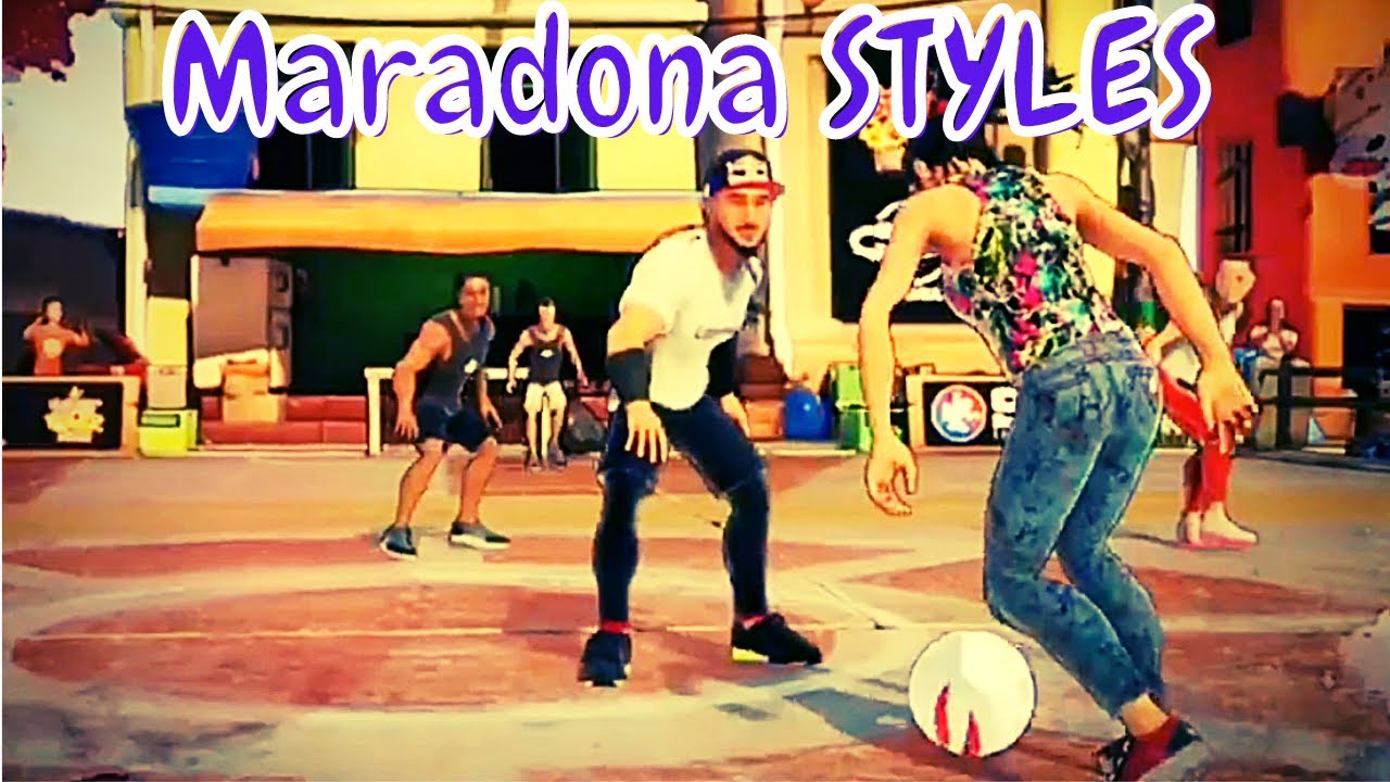 All Diego Maradona Football Styles in Animated HD - YouTube