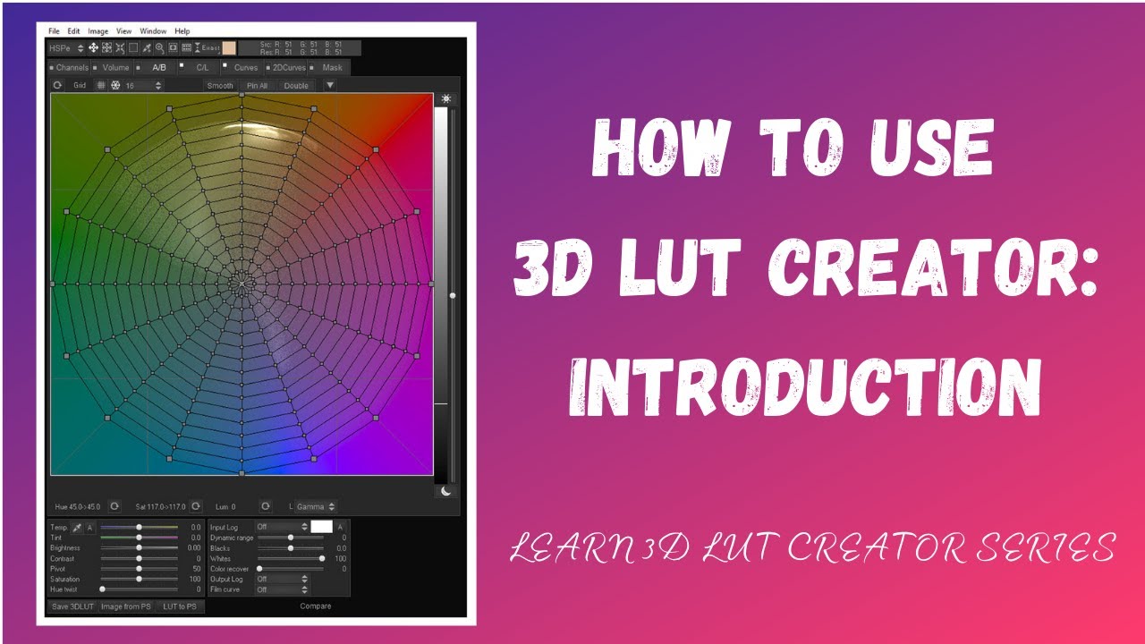 How To Use 3D LUT Creator - YouTube