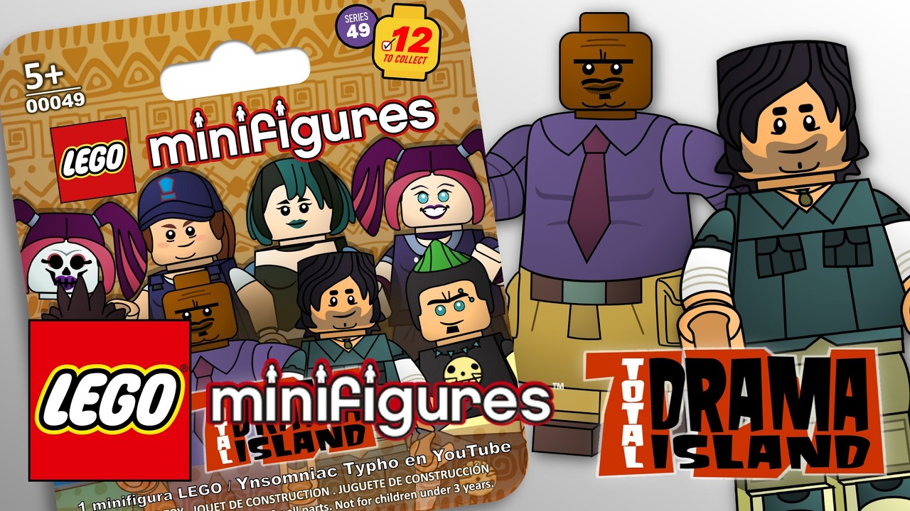 LEGO Isla del Drama Colección Completa || Minifiguras Custom || Drama ...