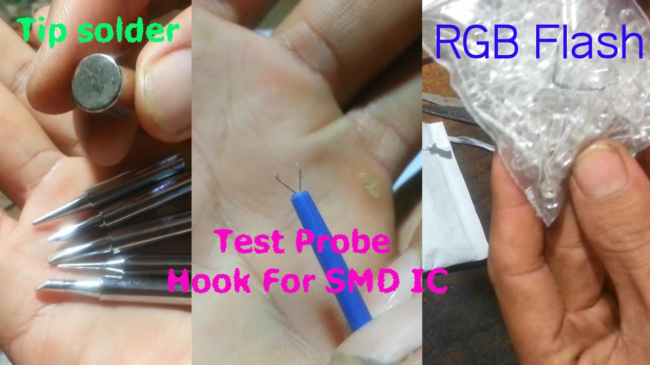 Test Probe Hook For SMD IC,Fast/Slow RGB Flash Red Green Blue Rainbow ...