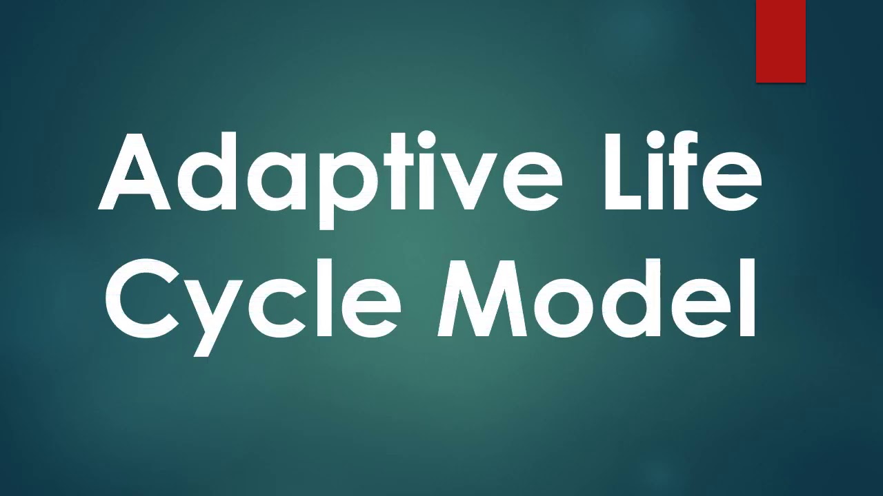 Adaptive Life Cycle Model - YouTube