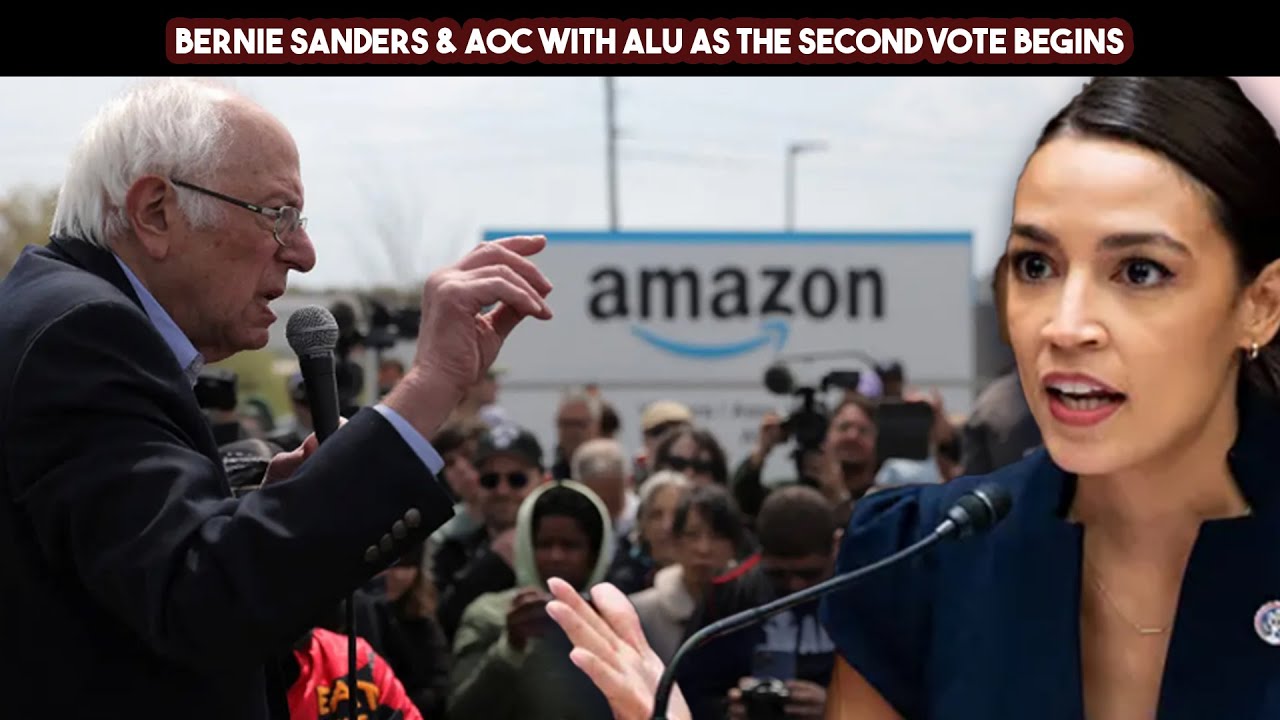 Bernie Sanders & AOC With ALU As The Second Vote Begins - YouTube