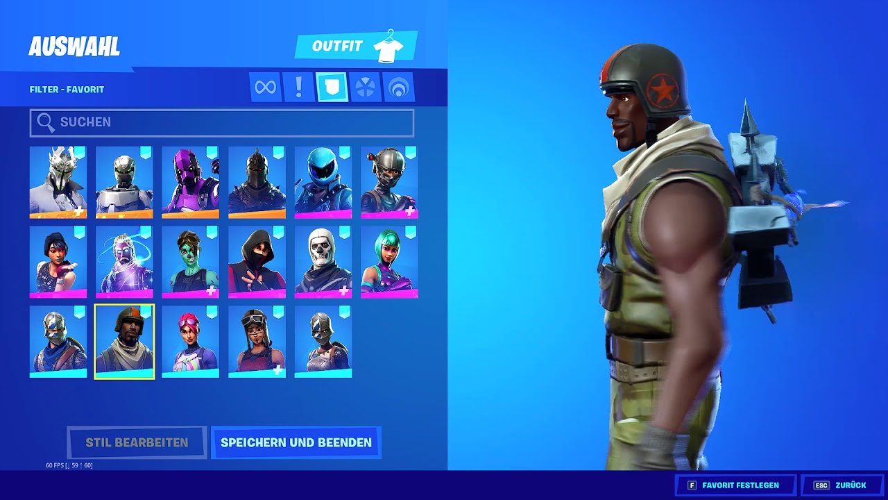 Fortnite RARE LOCKER with OG and EXKLUSIVE SKINS Flexx for tiktok ...