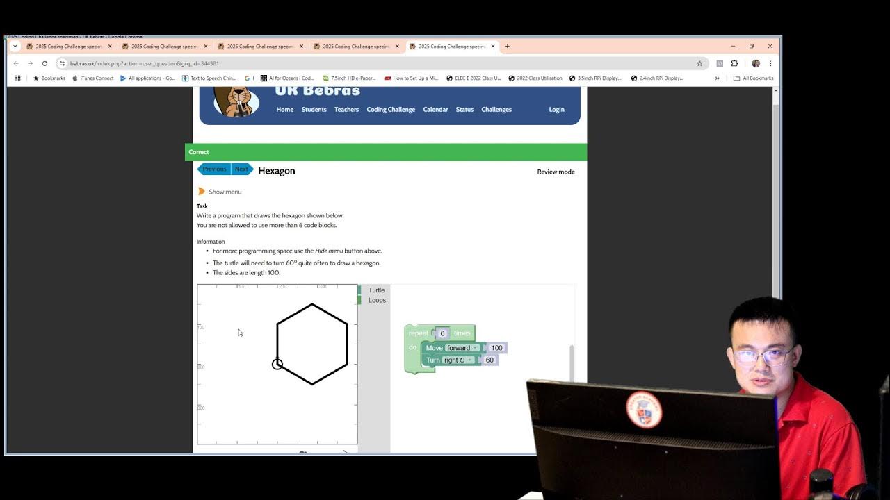 Blockly Beginners Tutorial OUCC. Draw Square, Hexagon - YouTube