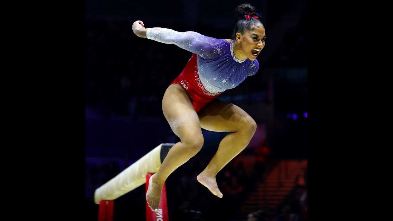 Jordan Chiles AA TF World Championships Liverpool 2022 - YouTube