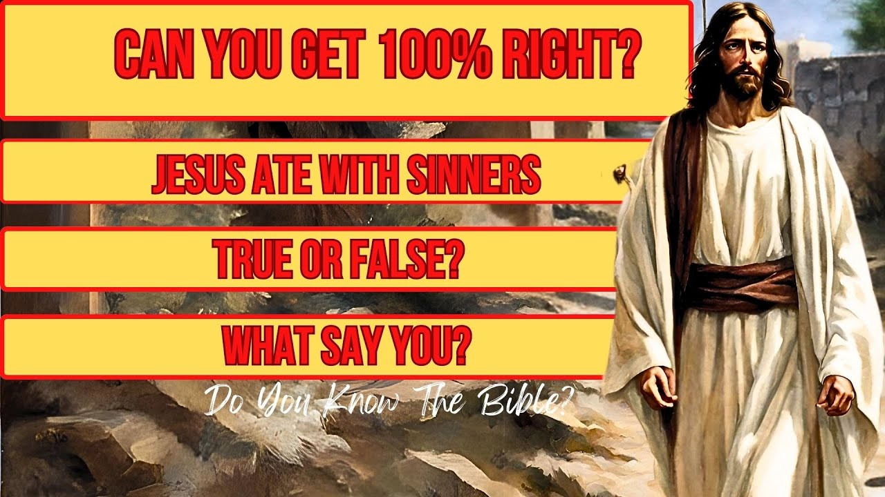 21 True or False Questions About The Ministry of Jesus to Test Your ...