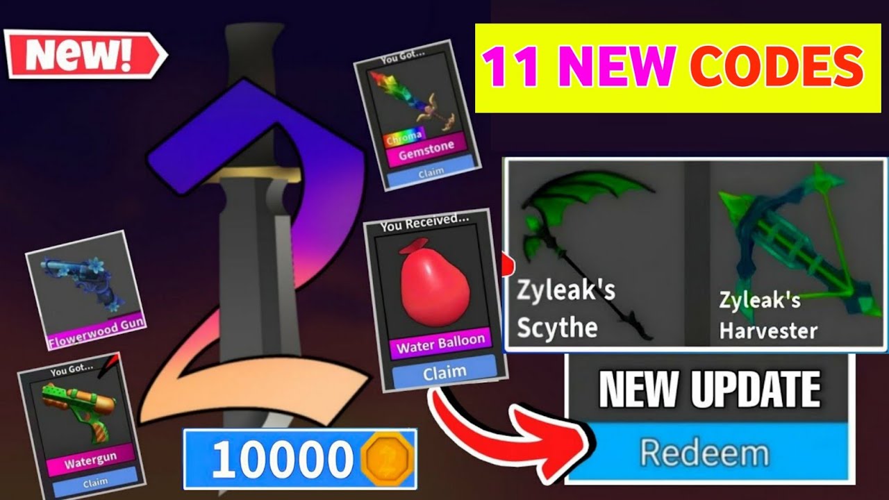 UPDATE⚡MURDER MYSTERY 2 ROBLOX CODES 2024 -MM2 CODES 2024 - CODE MM2 ...