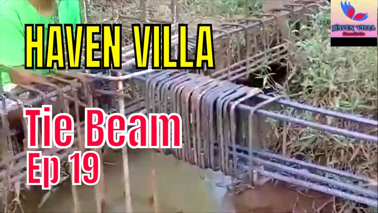 Construction Footing Tie Beam Philippines House Building Ep19 - YouTube