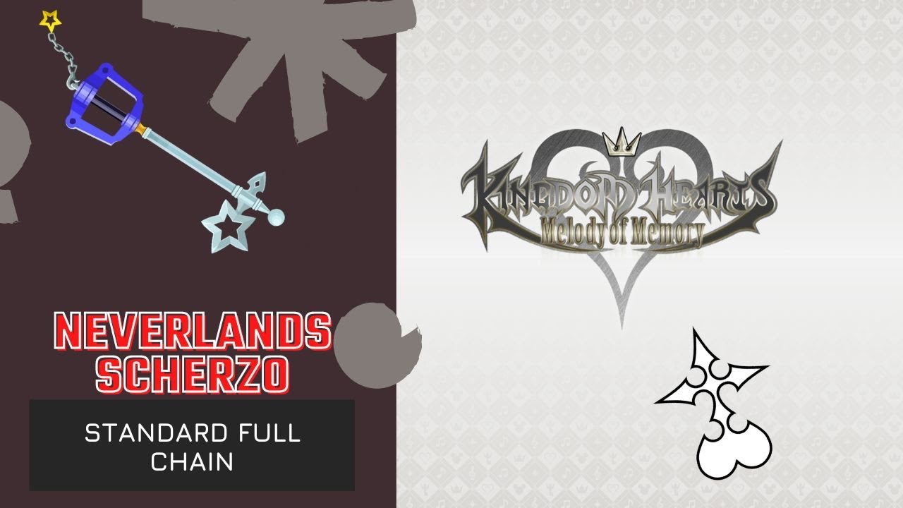 Kingdom Hearts Melody of Memory Neverlands Scherzo STANDARD FULL CHAIN ...