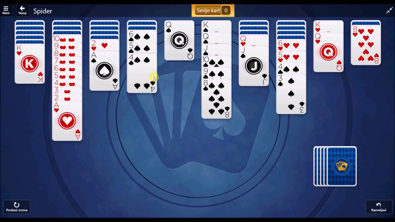 Microsoft Solitaire Collection - Spider October 3 2016 - YouTube