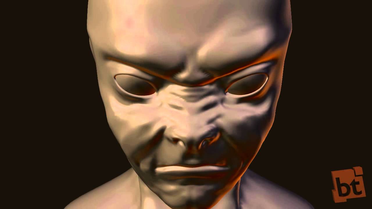 Cinematic Timelapse - Alien Face (Blender 2.5) - YouTube