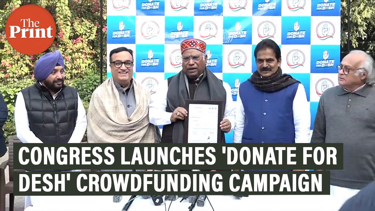 Congress President launches 'Donate for Desh' crowdfunding campaign ...
