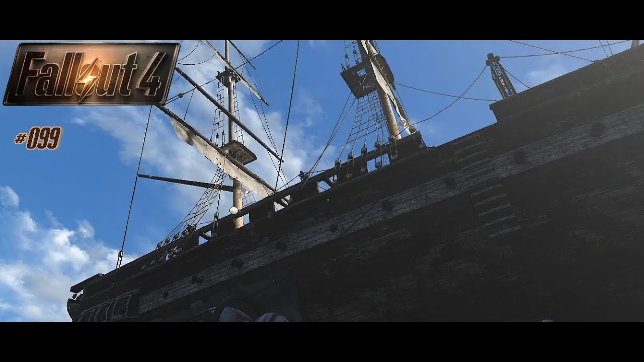 Lets play Fallout 4 S02E99 USS Constitution das Schiff voller Roboter ...