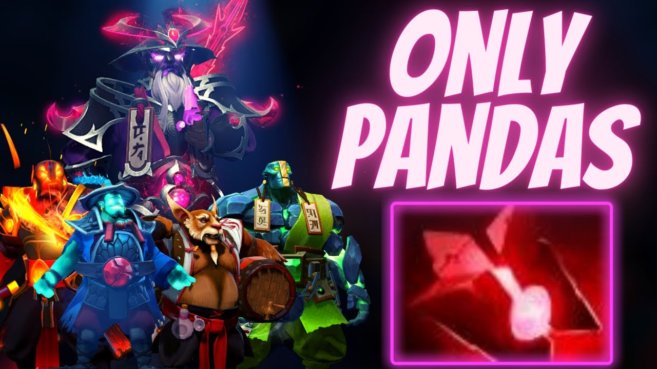 JEDER darf NUR PANDAS stellen! Dota 2 Auto Chess - YouTube