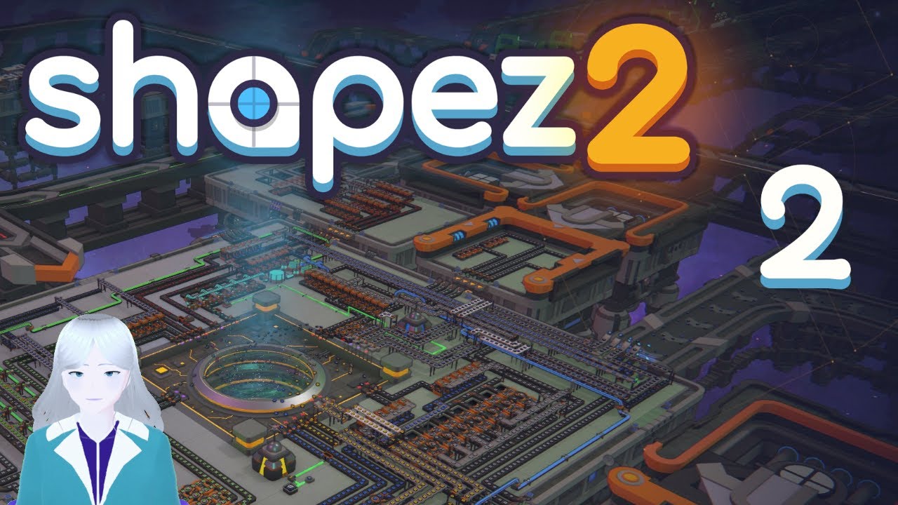 Shapez2 -- 2 - Coloring and scaling up - YouTube