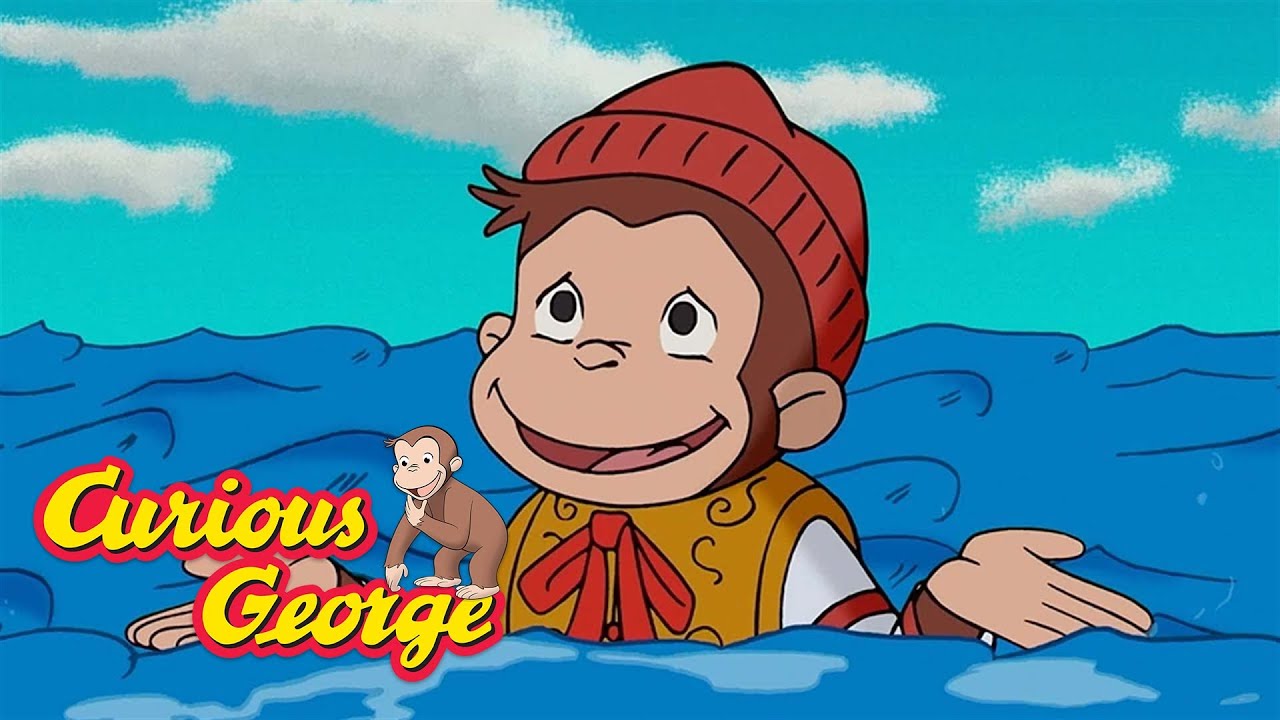 Curious George and the Pirates 🏴‍☠️ Curious George 🐵 Kids Cartoon 🐵 ...