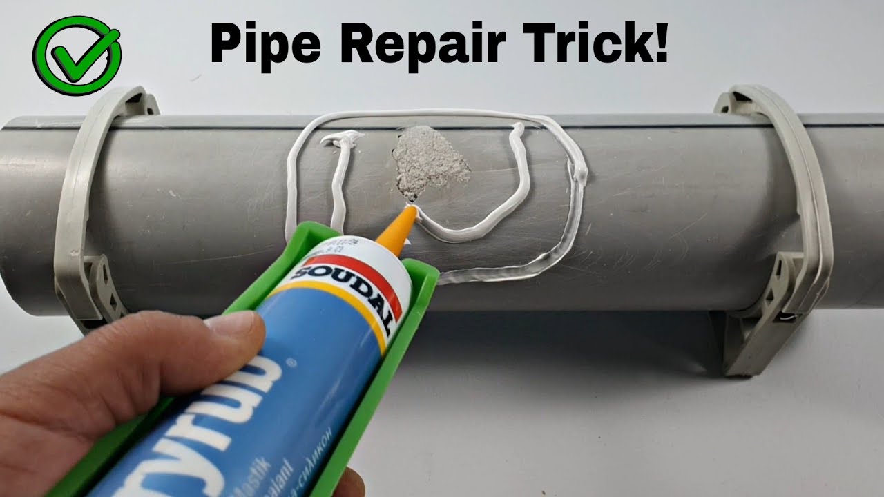 No way? The secret trick of craftsmen, patching a plastic pipe! - YouTube