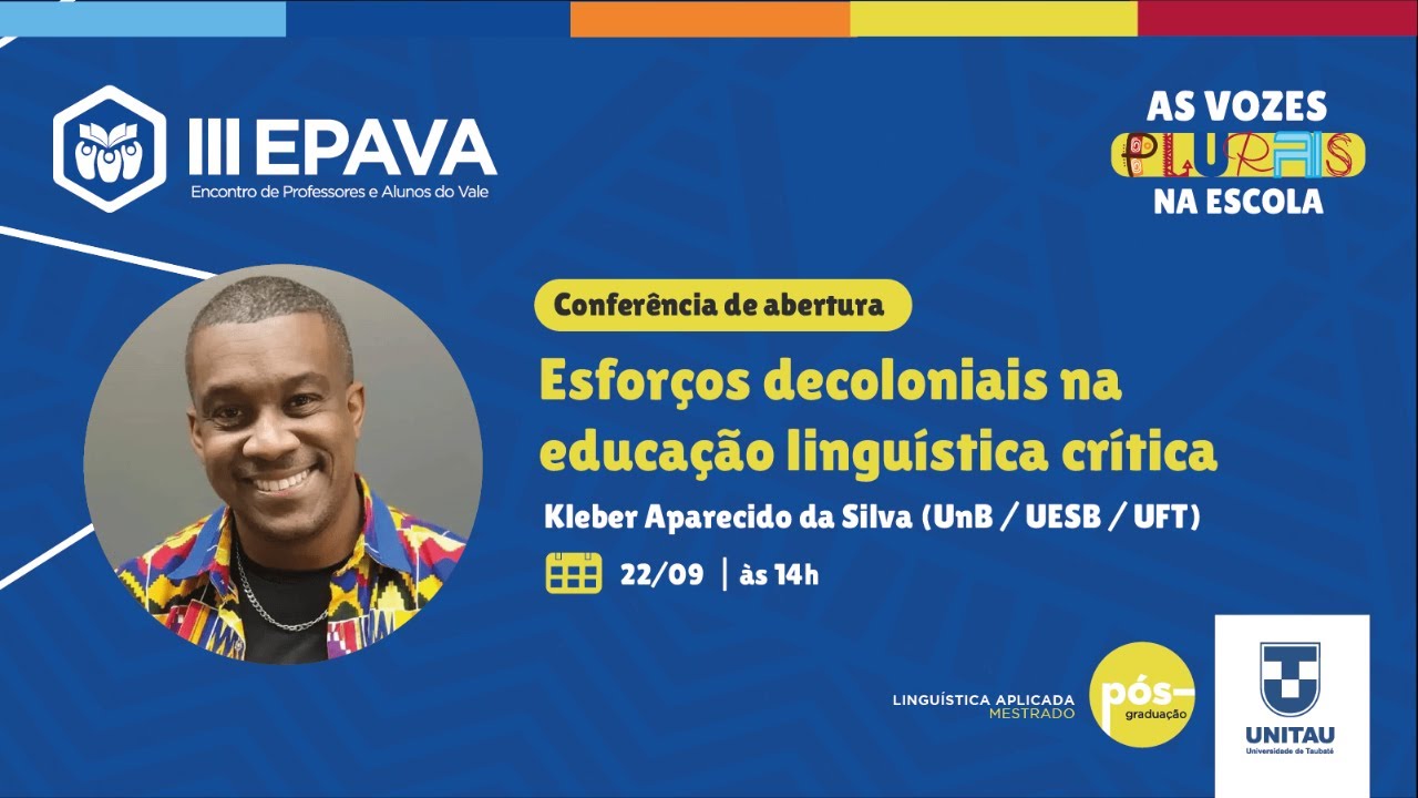 III EPAVA 2023 - Esforços decoloniais na educação linguística crítica ...