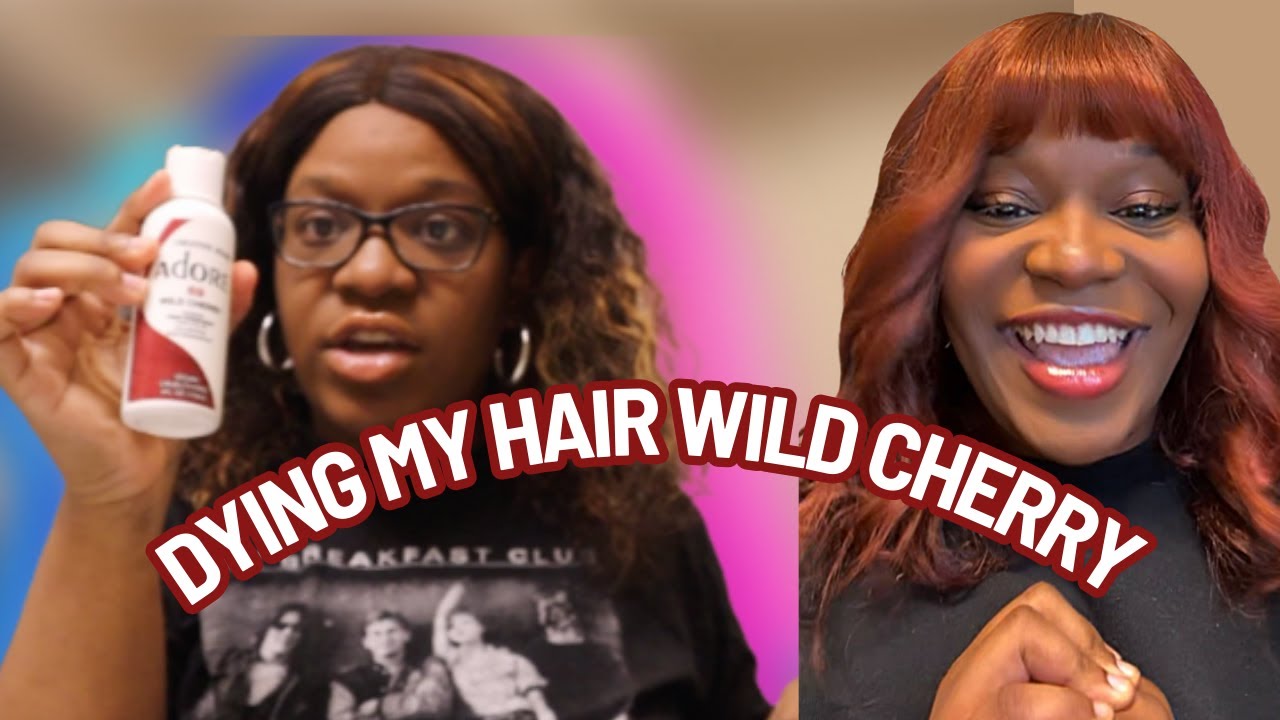 HOW TO DYE WILD CHERRY RED HAIR TUTORIAL | GRWM - YouTube