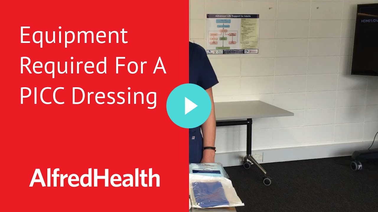 Equipment Required For A PICC Dressing - YouTube