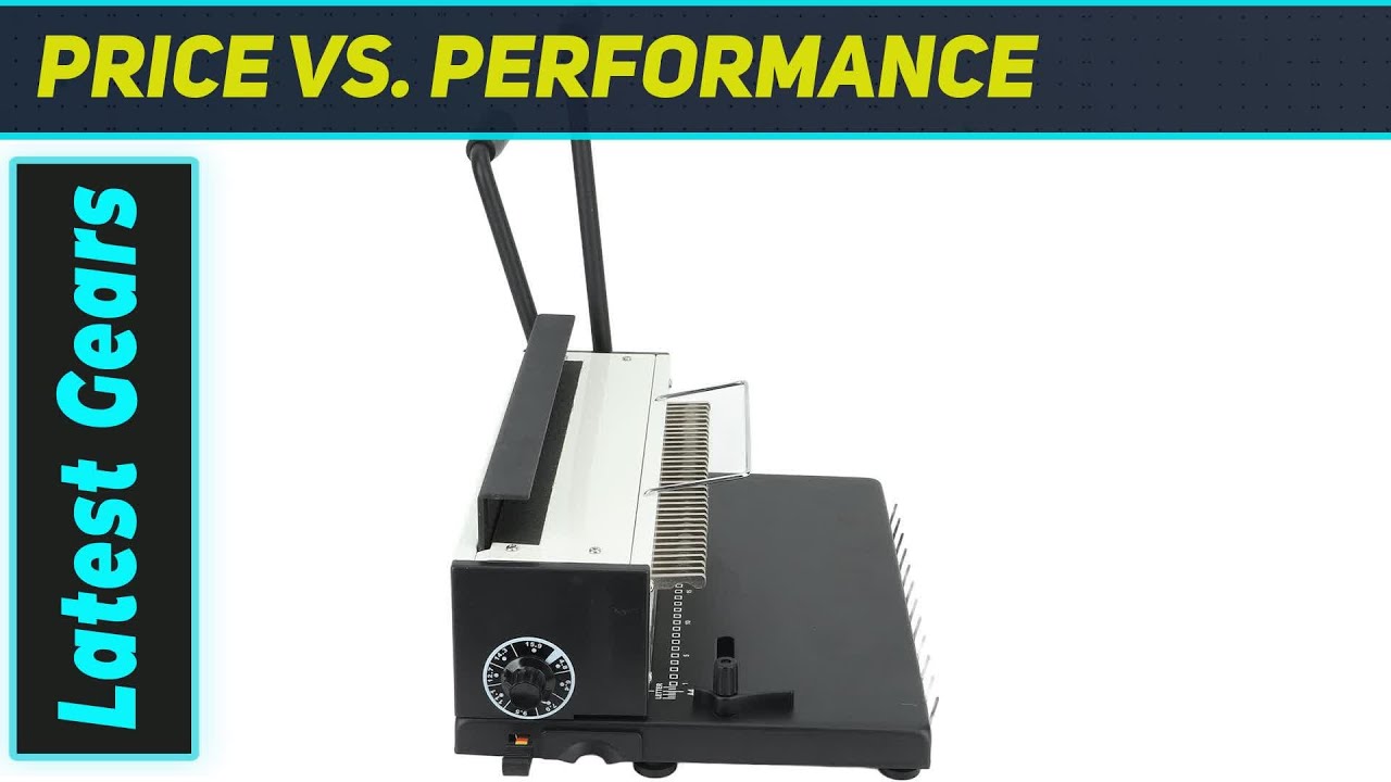 The Ultimate 3:1 Pitch Binding Machine: Easy Punch for A4, A5, Letter ...