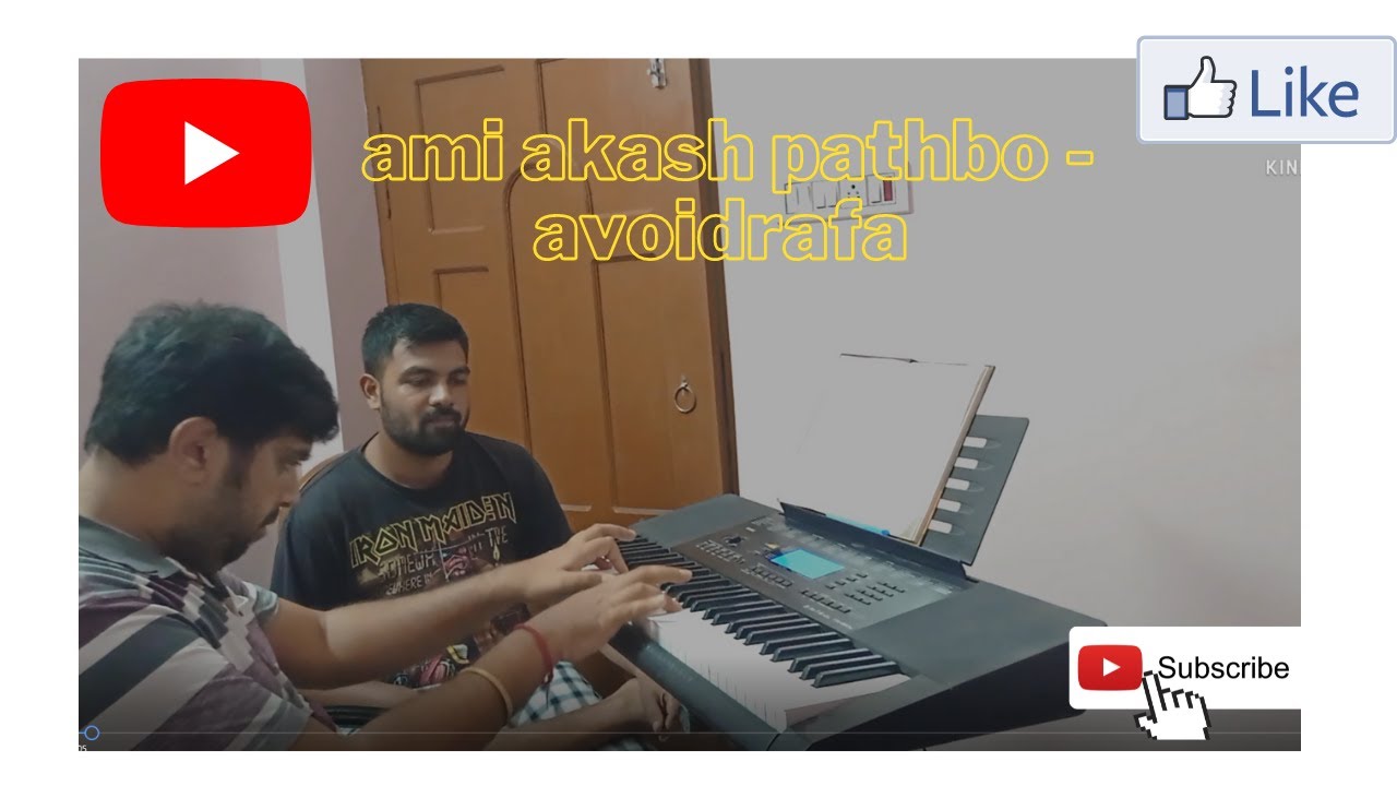 Ami akash pathabo -(piano verson) - by sandip&santanu - YouTube