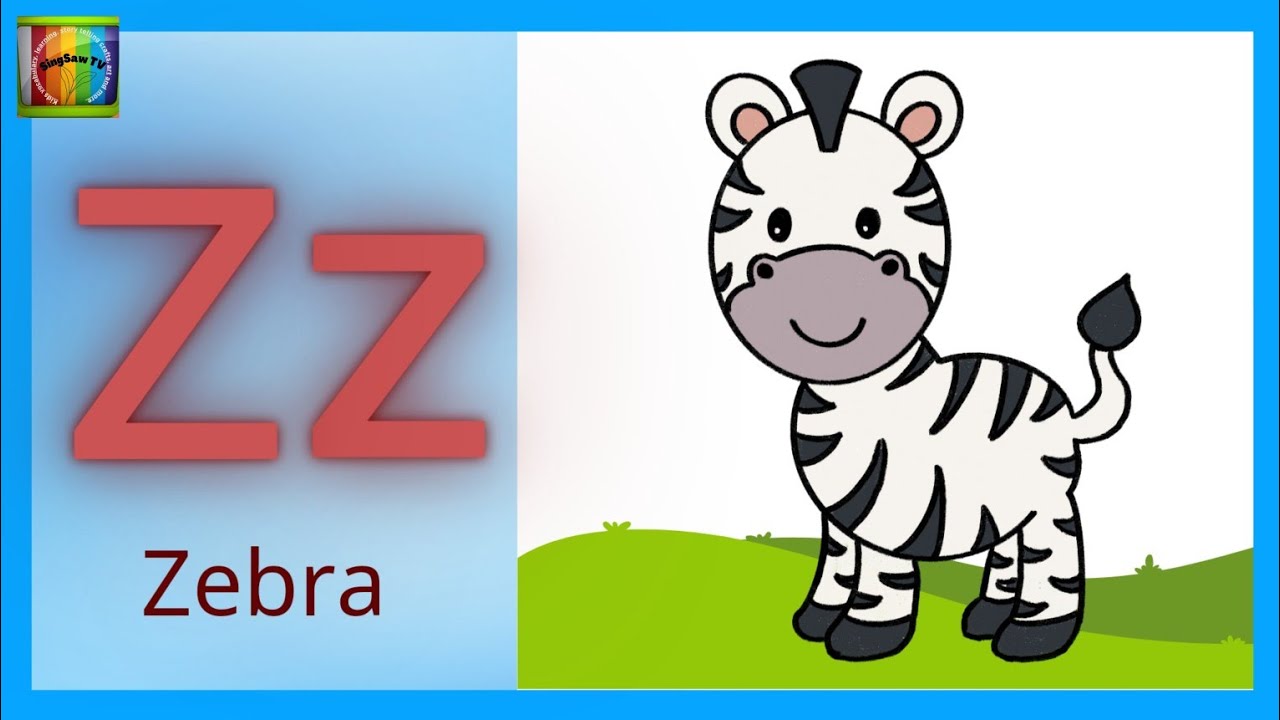 ABC Phonics Song for Toddlers ABC Phonic Rhyme Z for Zebra, Zz song ...