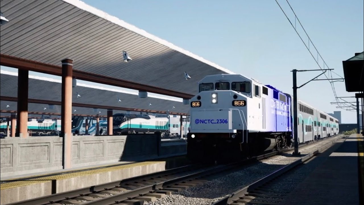 "Coaster Railfan 2306" F59PHR Leads A Metrolink Out Of L.A. Union With ...