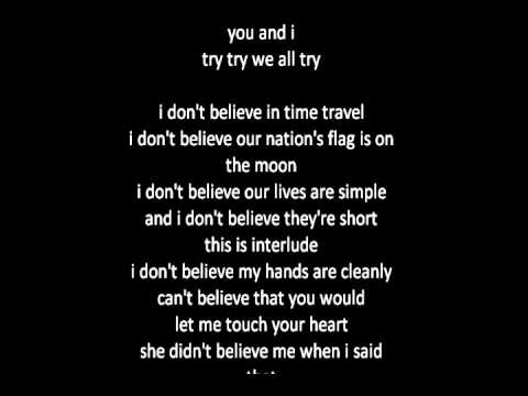 We All Try ** LYRICS ** - YouTube