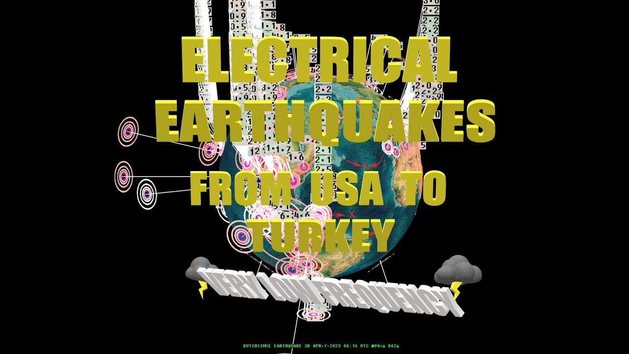 4/07/2023 -- Earthquakes below power plants and power lines -- Turkey ...