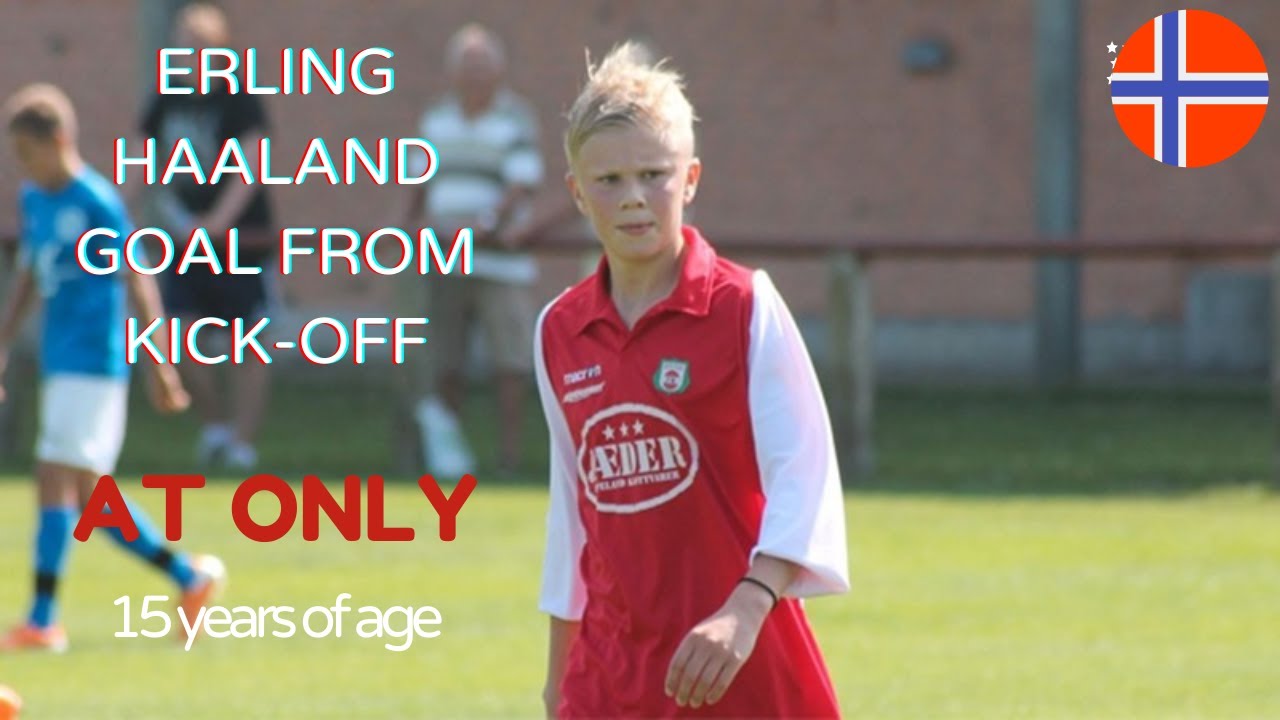 Erling Haaland Goal From Kick-Off! - YouTube
