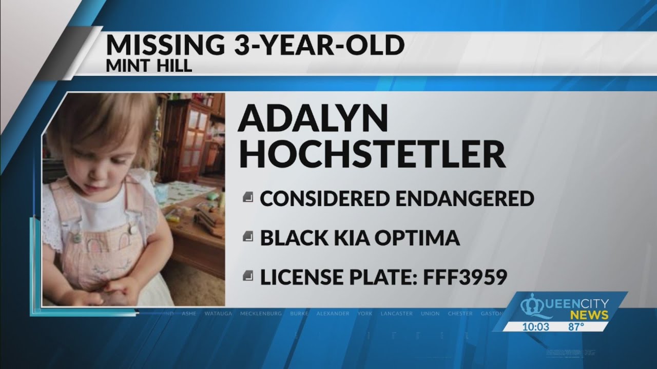 Amber Alert: Missing 3-year-old Mint Hill girl - YouTube