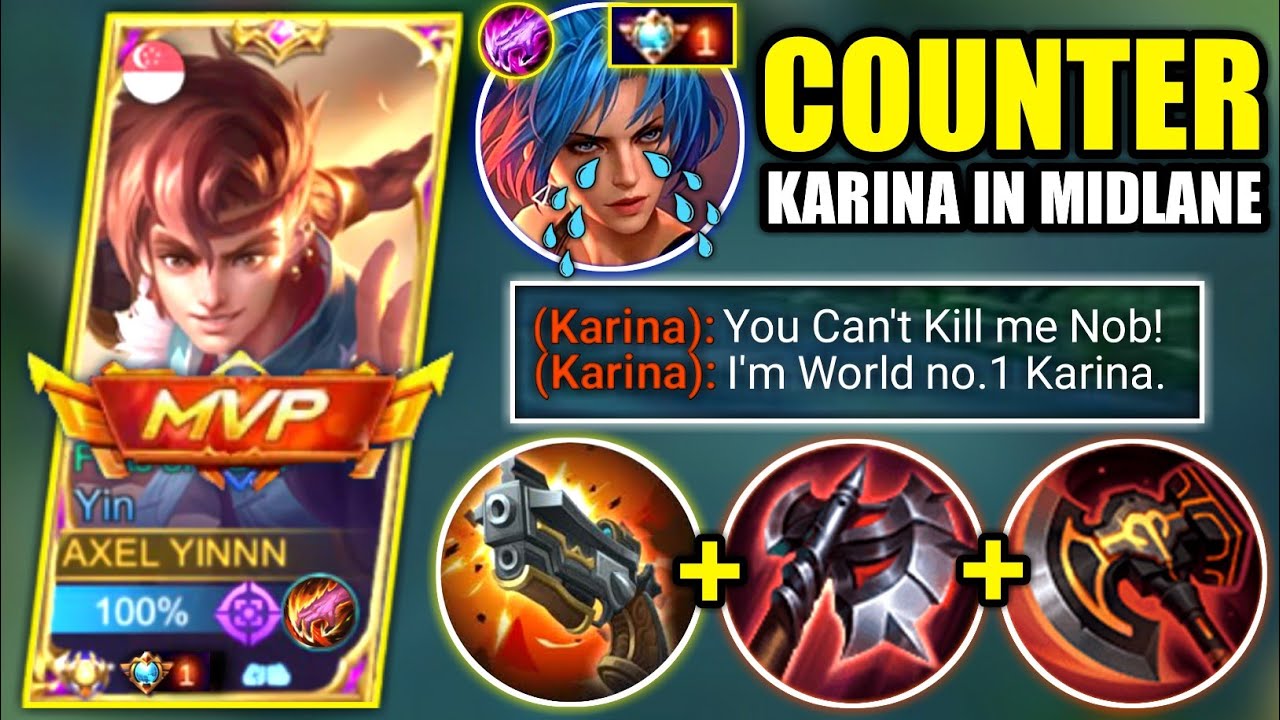 YIN VS TOP GLOBAL KARINA | YIN BEST BUILD TO COUNTER PRO KARINA IN MID ...