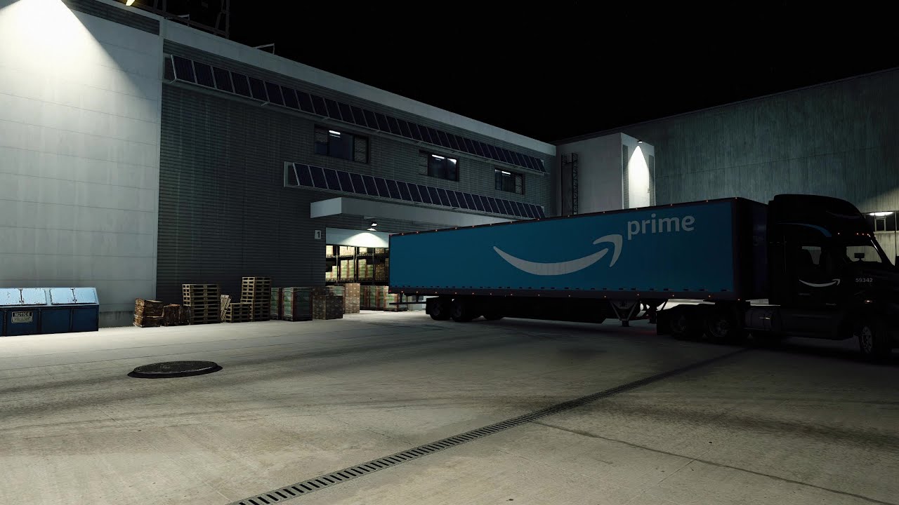 Amazon Prime Kenworth T680 semi-truck POV driving, American Truck ...