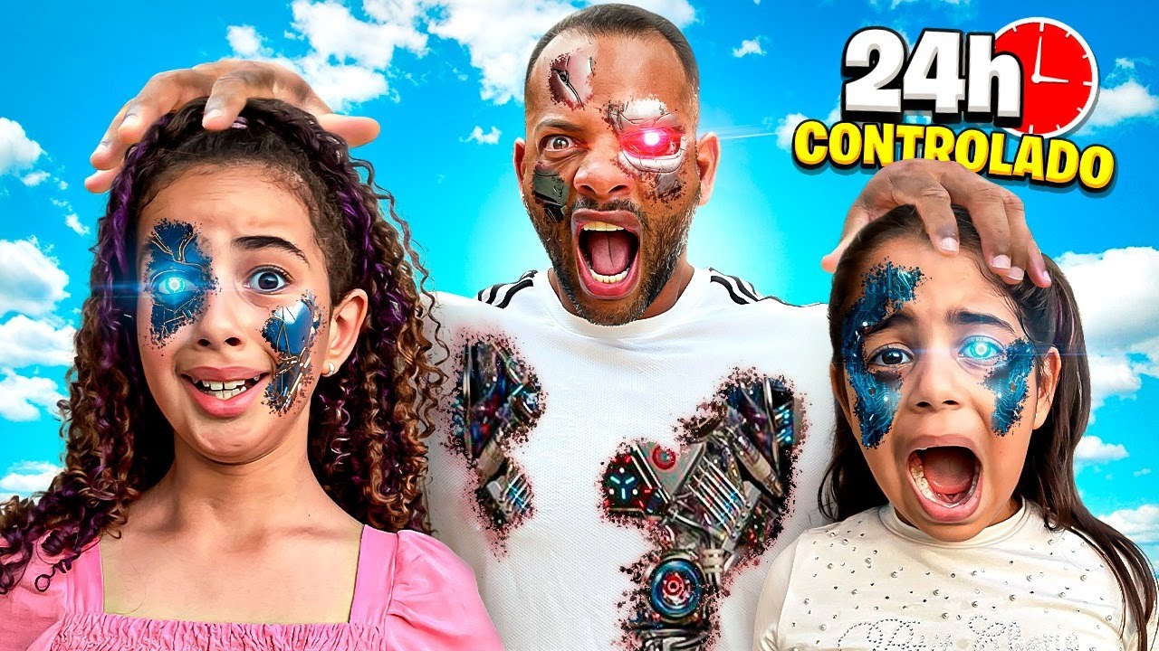 24 HORAS CONTROLANDO A SOPHIA E LIZ COM CONTROLE DE VIDEO GAME! - YouTube