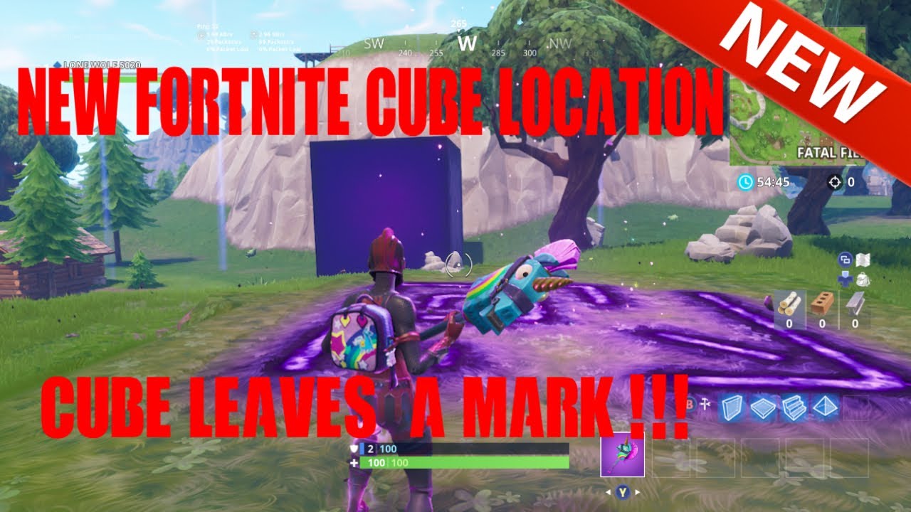*NEW* "FORTNITE CUBE LOCATION WEIRD MOVEMENT UP THE HILL??" AND IT LEFT ...
