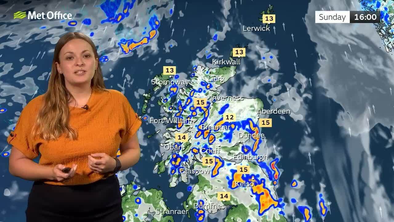 Sunday Scotland weather forecast 30/10/22 - YouTube