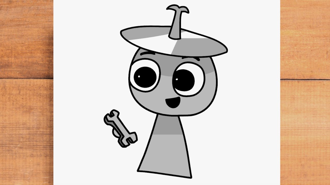 How to draw SILVER Clukr from Incredibox Sprunki Animated Series seck ...