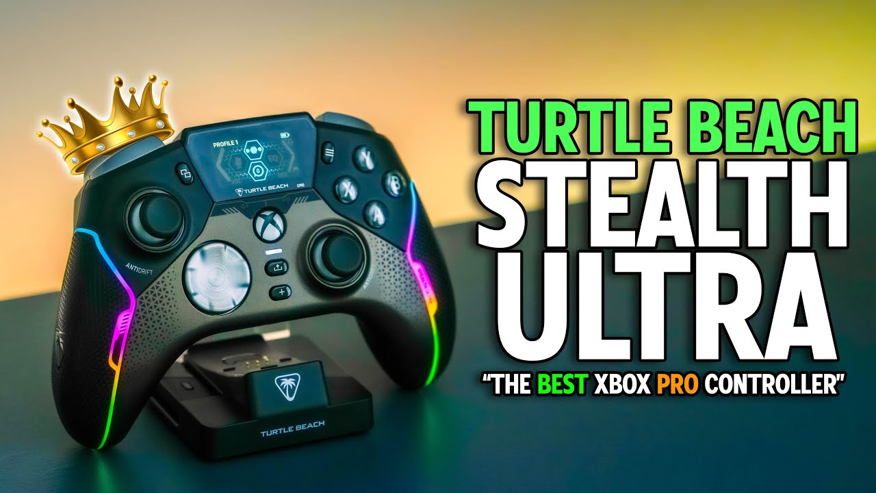 Turtle Beach Stealth Ultra (Hall Effect Sticks-Wireless-4 Back Buttons) - YouTube