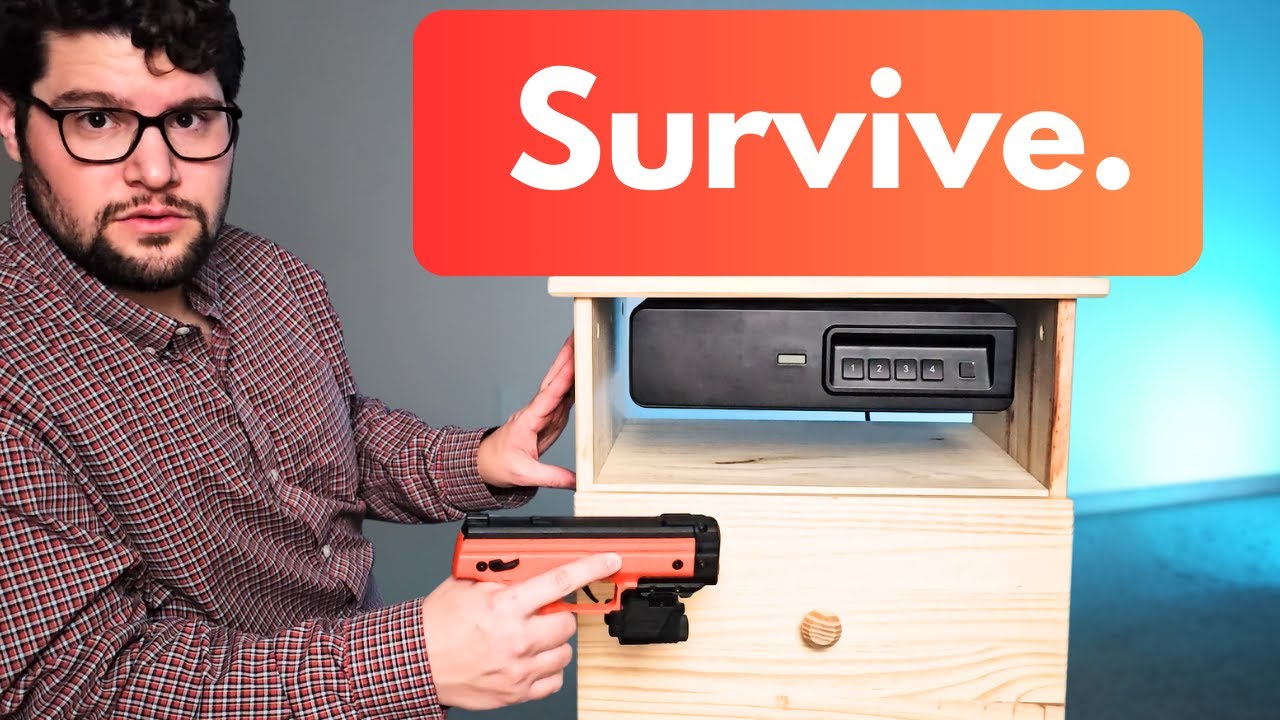 I built a home defense nightstand that every prepper will want - YouTube