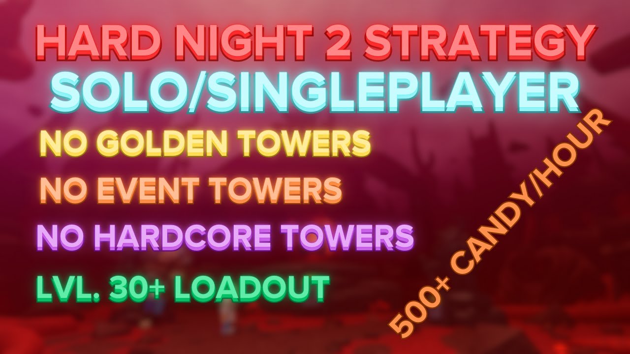 (TDS) LVL 30 SOLO HARD NIGHT 2 STRATEGY WITHOUT GOLDEN, EVENT, HARDCORE ...