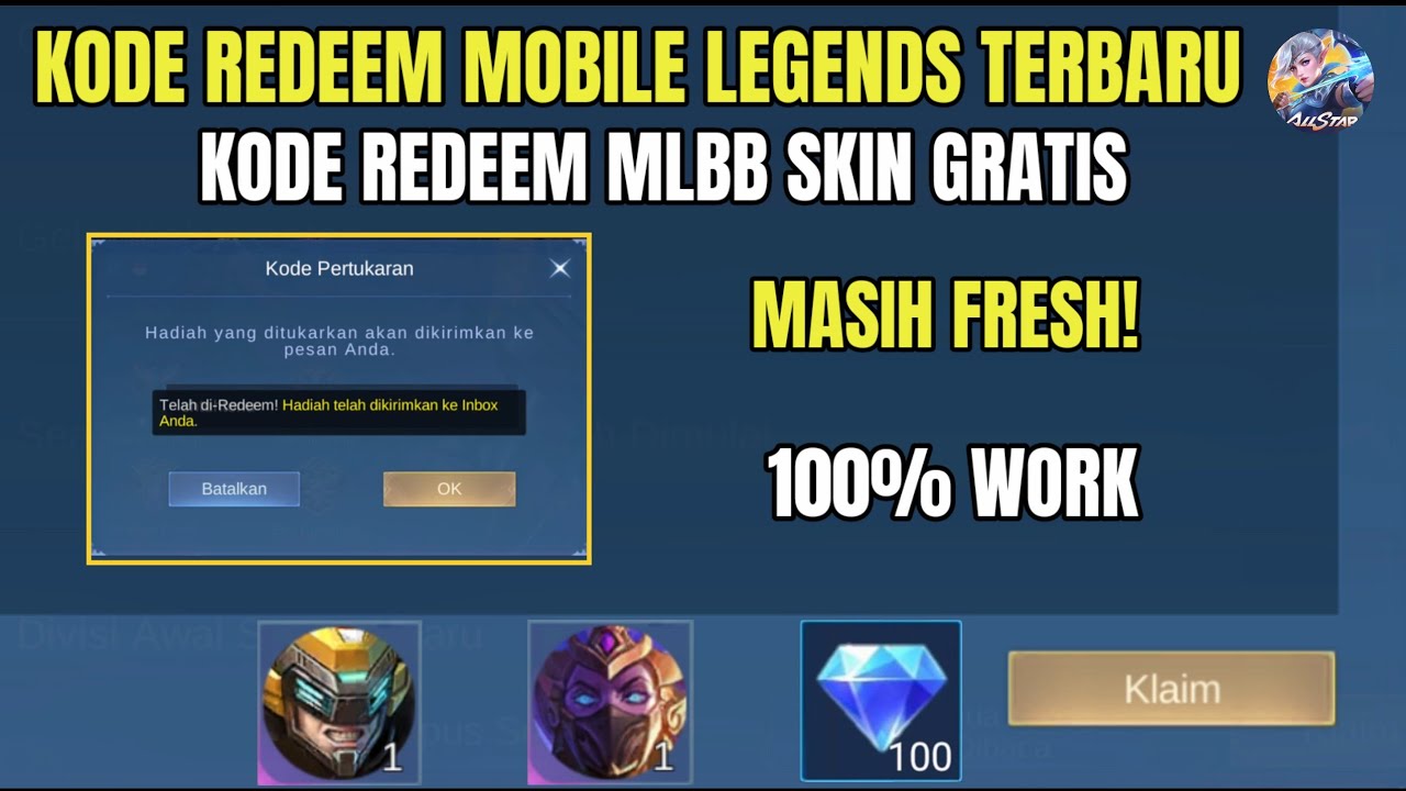 REDEEM SEKARANG! KODE REDEEM ML TERBARU KODE REDEEM MOBILE LEGENDS HARI ...