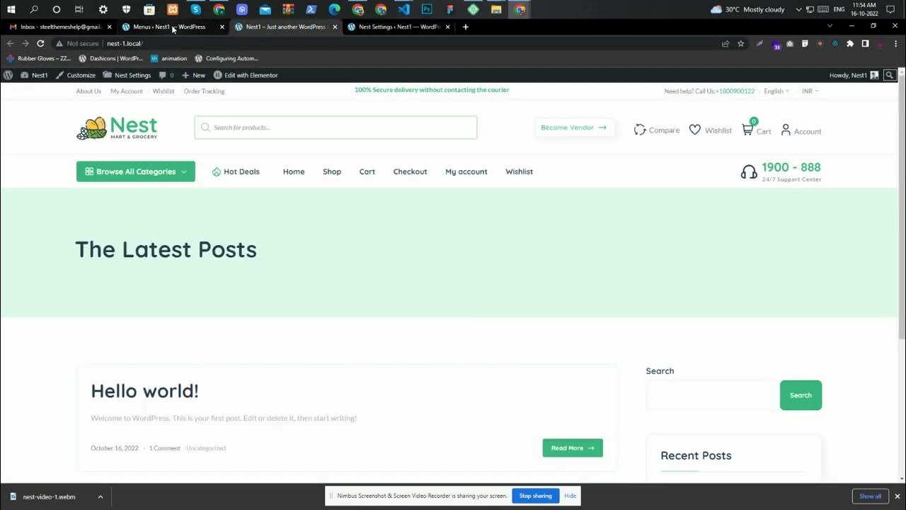 Nest Tutorial , How to get start without importing nest video 2 - YouTube