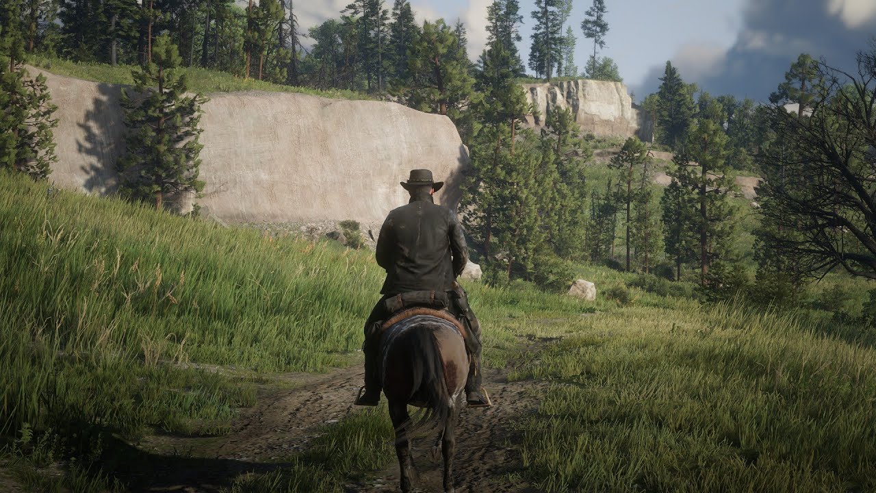 Red Dead Redemption 2 Arabian horse ride and beautiful nature of the ...