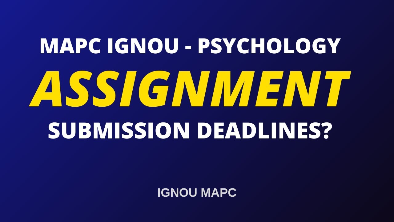 Assignment Deadline? | Time Plan for Assignments | Reduce last moment ...