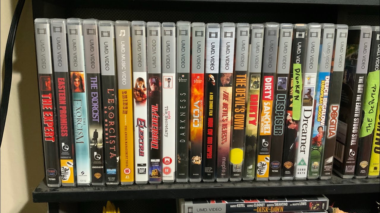 Part 16 psp umd movie collection - YouTube