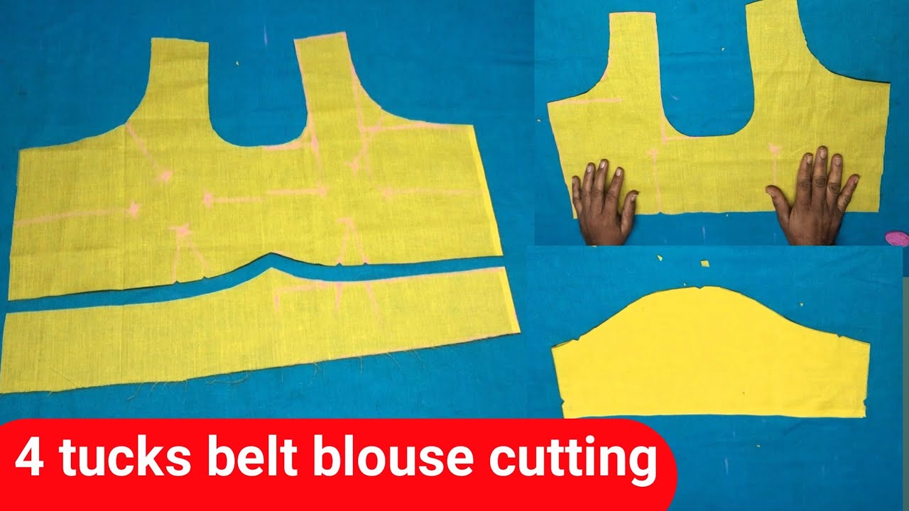 4 Tucks Belt Blouse Cutting And Stitching how To Cut Simple Blouse sada Blouse Cutting YouTube 4-tucks-belt-blouse-cutting-and-stitching-how-to-cut-simple-blouse-sada-blouse-cutting-youtube