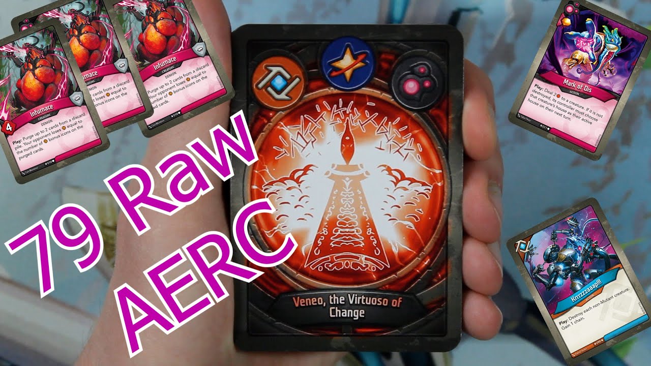 KeyForge Deck Review - RAW AERC, What is it?? - YouTube